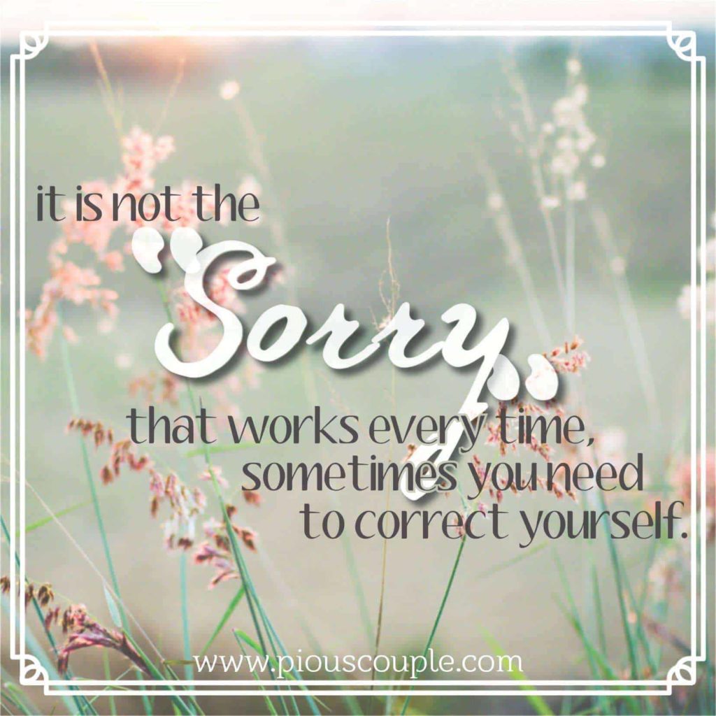 SORRY doesn't works every time | Pious Couple
